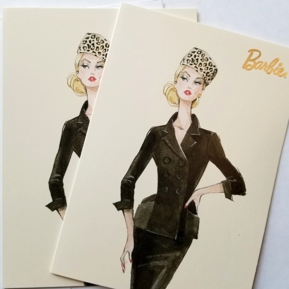 Barbie | Accessories | Barbie Notecards And Envelope Set By Robert Best ...